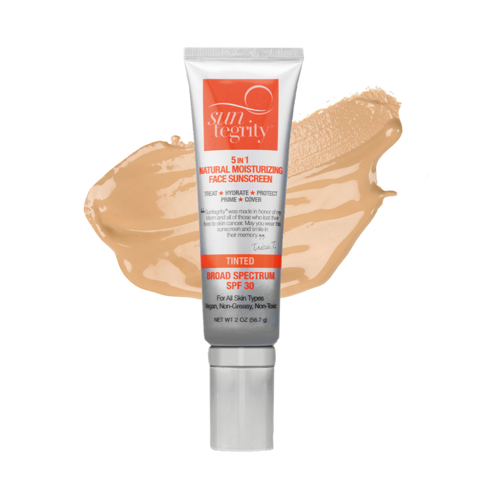 5 in 1 Natural Moisturising Face Sunscreen - Tinted - Golden Light ...